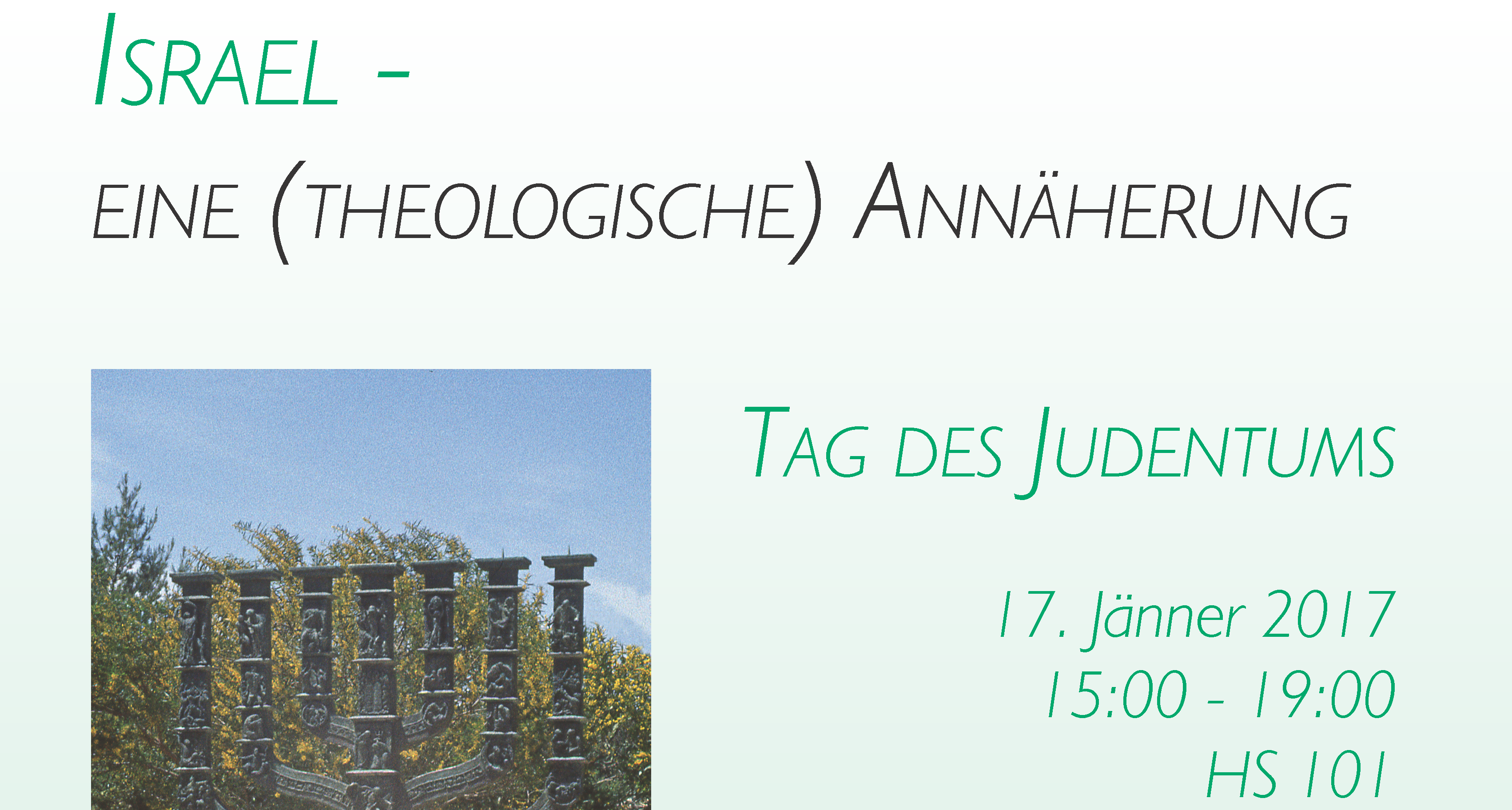 17.1.: Tag des Judentums – Studiennachmittag - Universität Salzburg