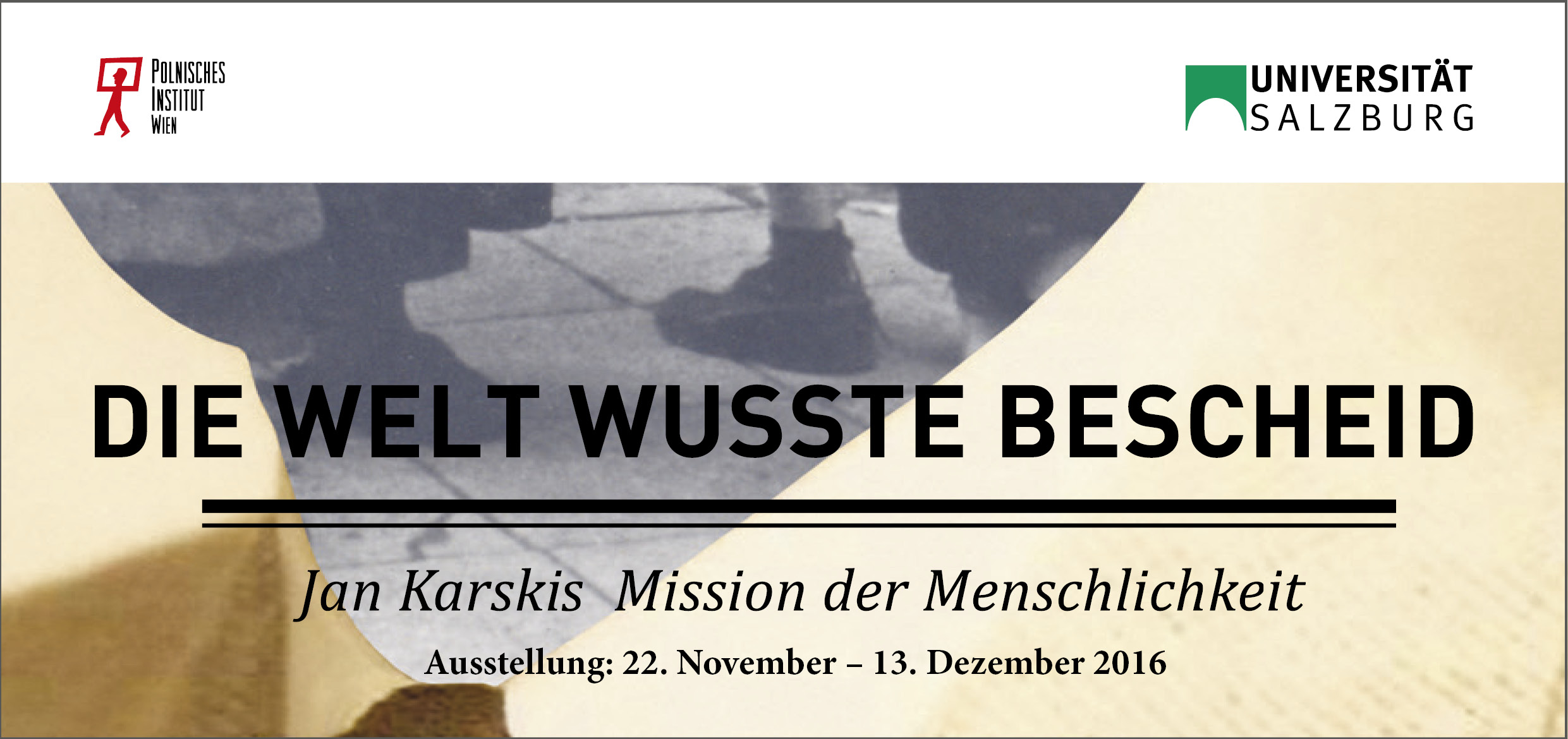 22.11.: Ausstellungseröffnung DIE WELT WUSSTE BESCHEID - Universität ...