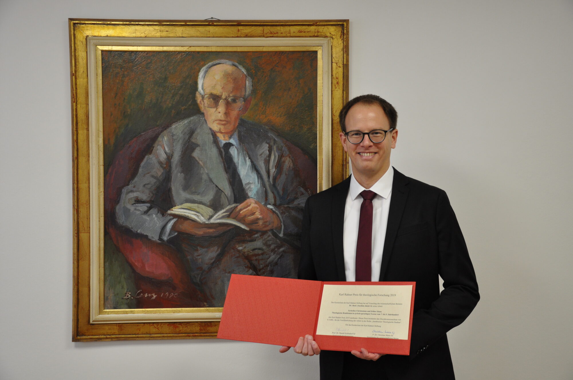 Verleihung des Karl-Rahner-Preises 2019 an Dr. Joachim Jakob ...
