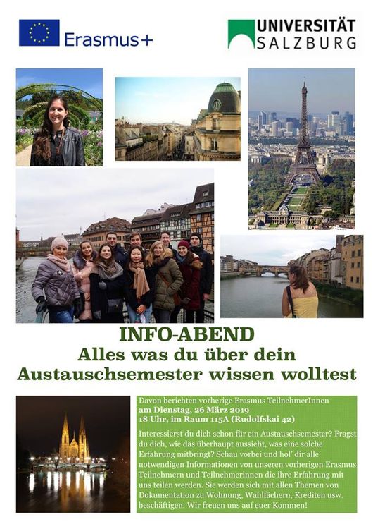 Erasmus Info Abend - Universität Salzburg