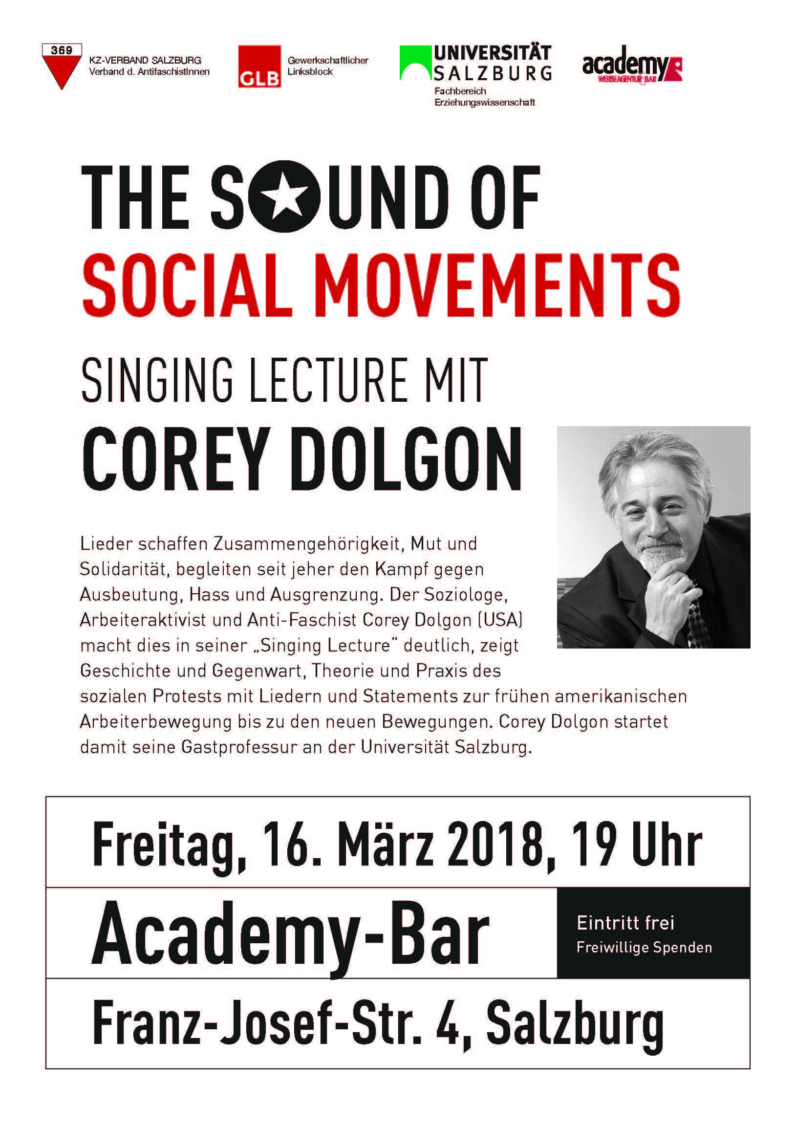 16 March: THE SOUND OF SOCIAL MOVEMENTS - Universität Salzburg
