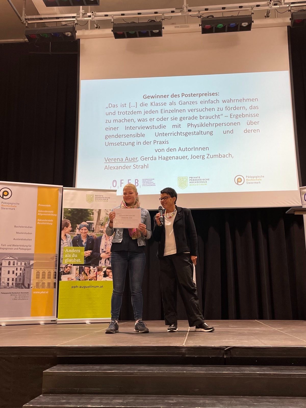 Poster-Award beim ÖFEB-Kongress 2022: Doktorandin der Physikdidaktik ...
