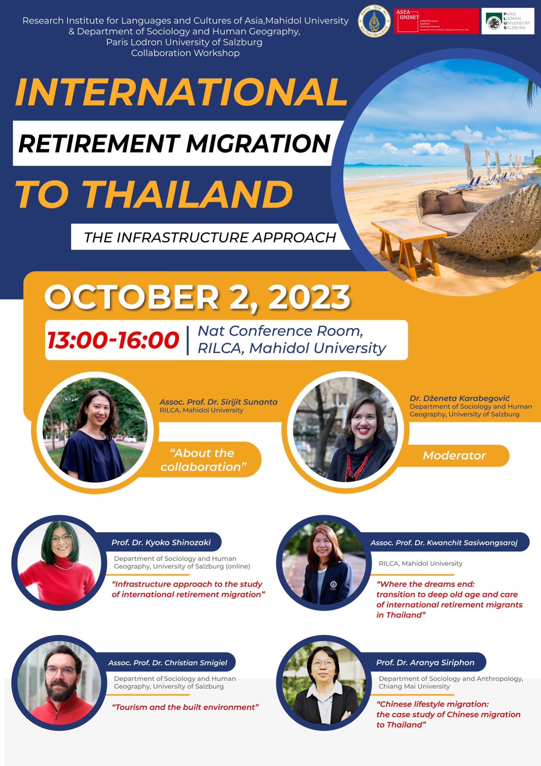Retirement Migration Collaboration Workshop in Bangkok, Thailand ...