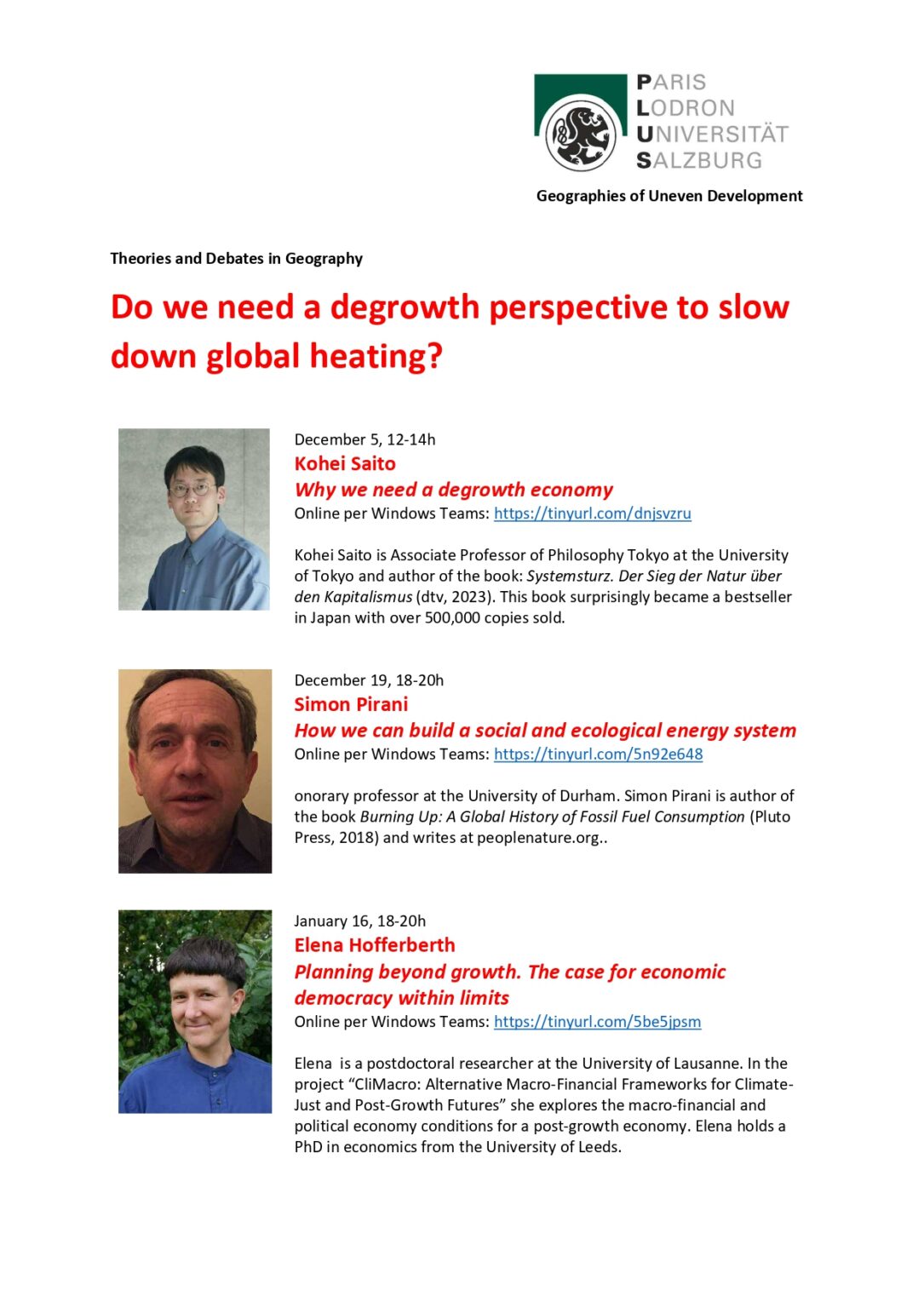 Do we need a degrowth perspective to slow down global heating ...