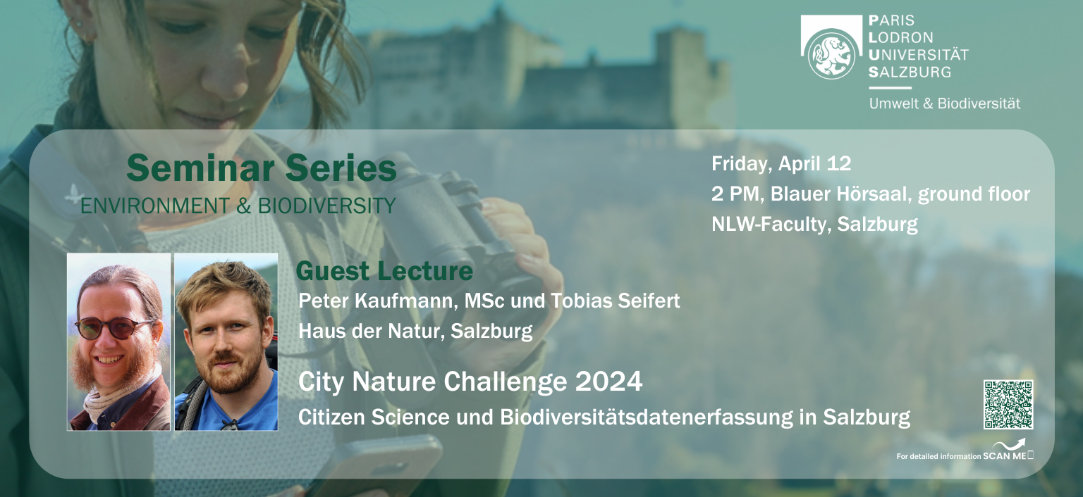 Seminarreihe Umwelt- & Biodiversität - Paris Lodron Universität Salzburg