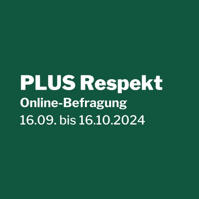 PLUS Respekt Online-Befragung - Universität Salzburg