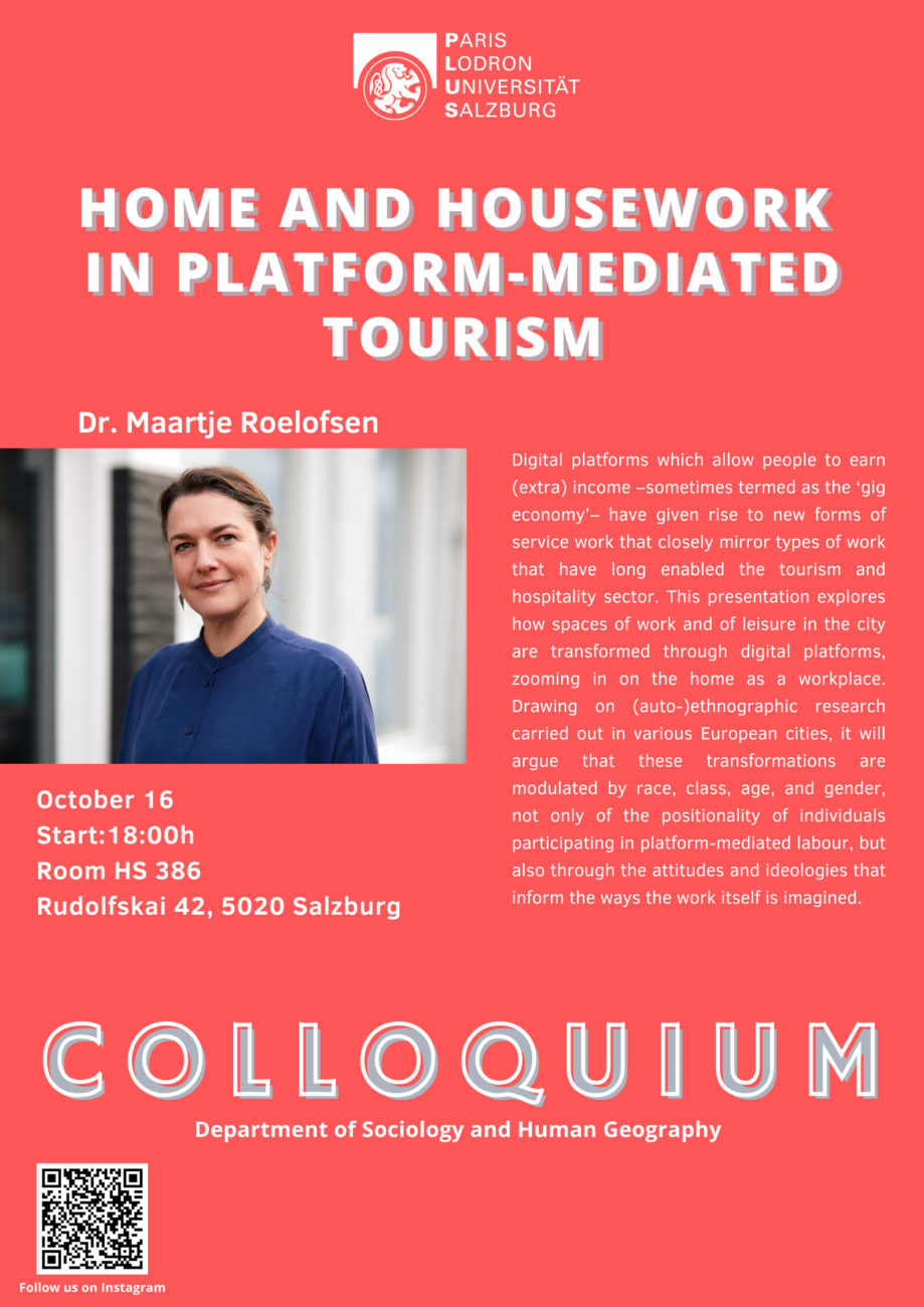 Colloquium mit Dr. Maartje Roelofsen - Universität Salzburg