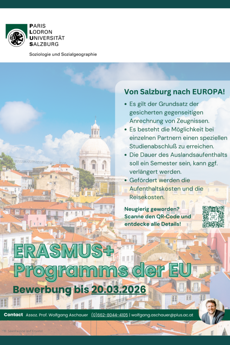 ERASMUS+ Program EU 2026/2027 | Apply by March 20! - Universität Salzburg